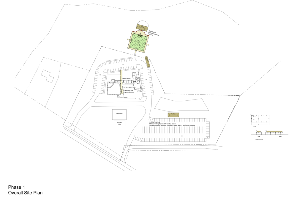 Phase 1 Overall Site Plan fin – St. Julia Catholic Church | Siler City, NC